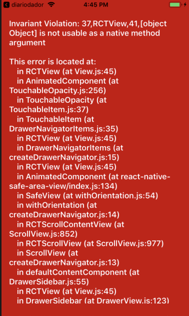 Error When Pass A Component To Drawerlabel In Drawernavigator · Issue 5342 · React Navigation