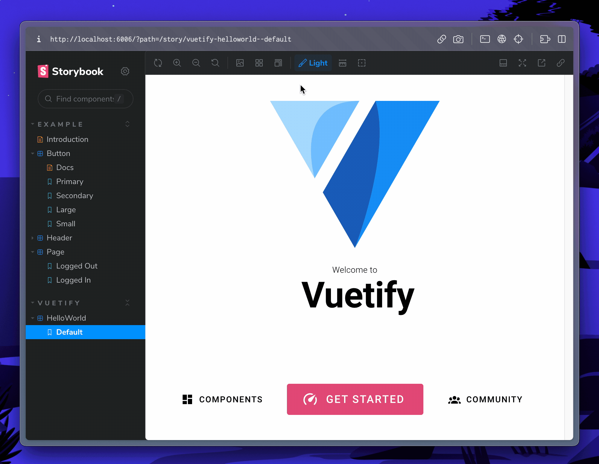 Integrate Vuetify With Storybook Storybook