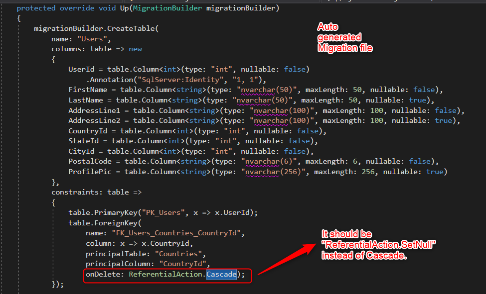 Issue With Code First Approach · Issue 21603 · Dotnetefcore · Github