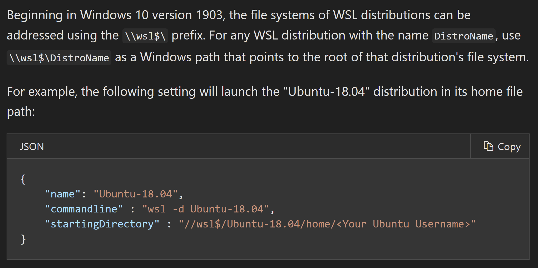 Slash/backslash inconsistency · Issue #192 · MicrosoftDocs/terminal · GitHub