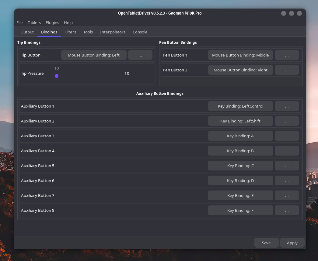 Add configuration for Gaomon M10K Pro · Issue #590 · OpenTabletDriver/OpenTabletDriver · GitHub