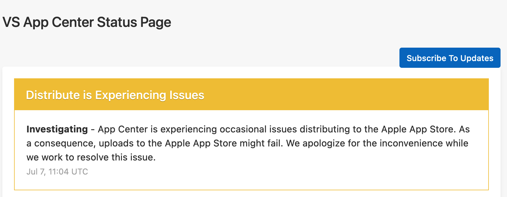 App Center distribute fails since 7/6/2022 · Issue #2439 · microsoft/appcenter · GitHub