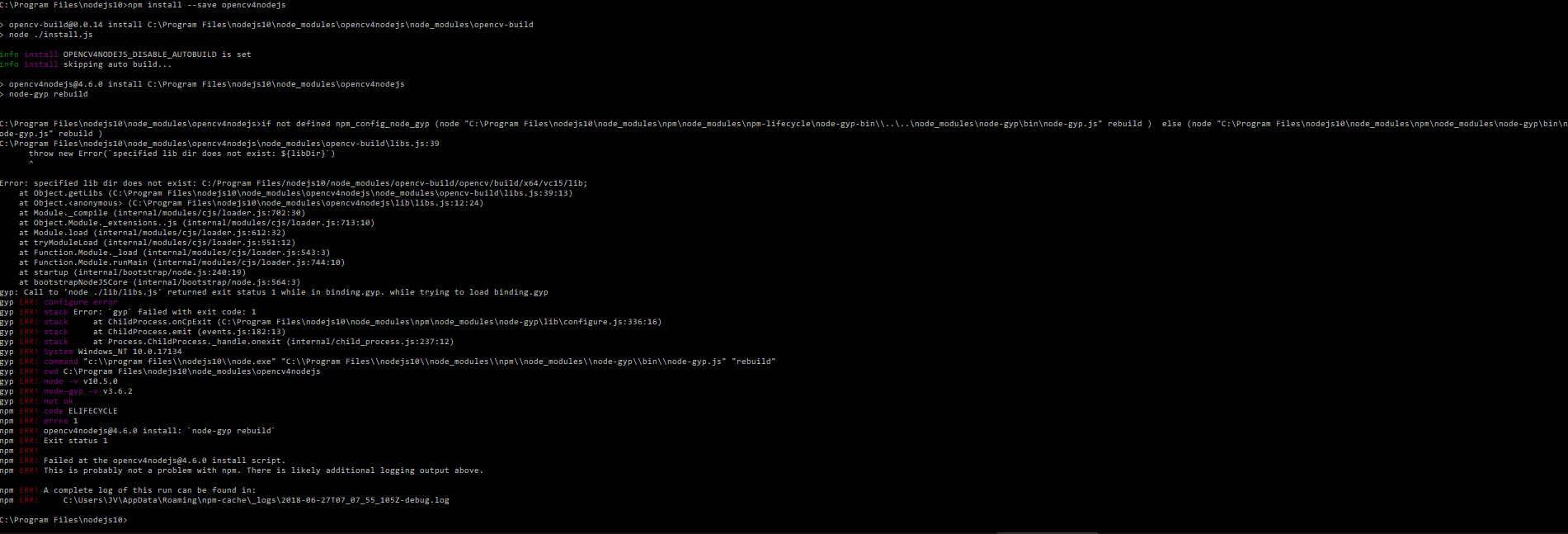 Lib dir does not exist when manually building through windows 10 · Issue #345 ...