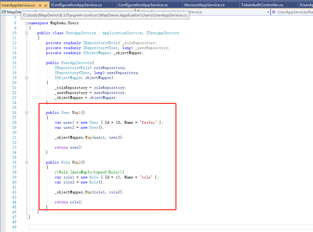 IObjectMapper Do you want to add a mapping relationship to the same entity？ · Issue #6215 ...