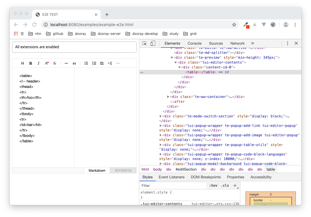 Exttable Throws Exception In Markdown Mode · Issue 587 · Nhntuieditor · Github