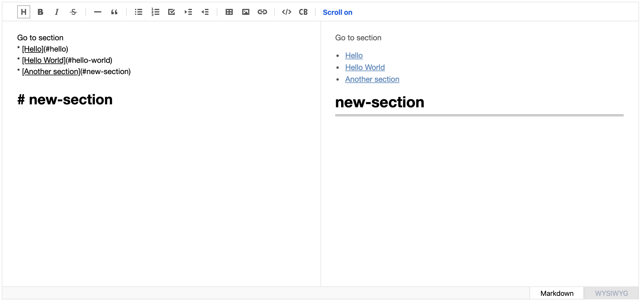 Markdown title anchor are not working · Issue #803 · nhn/tui.editor ...
