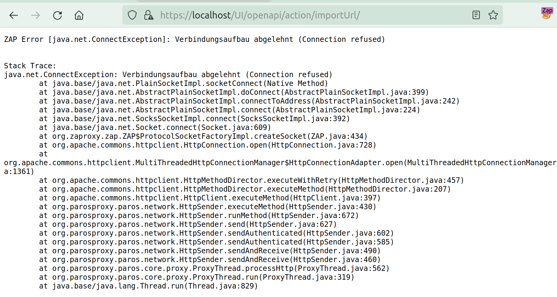 Openapi Extension Action Returns Unexpected Response · Issue 3951 · Zaproxyzaproxy · Github
