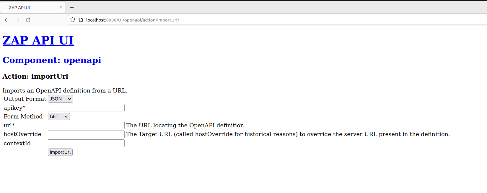 OpenAPI Extension: Action Returns Unexpected Response? · Issue #3951 · zaproxy/zaproxy · GitHub