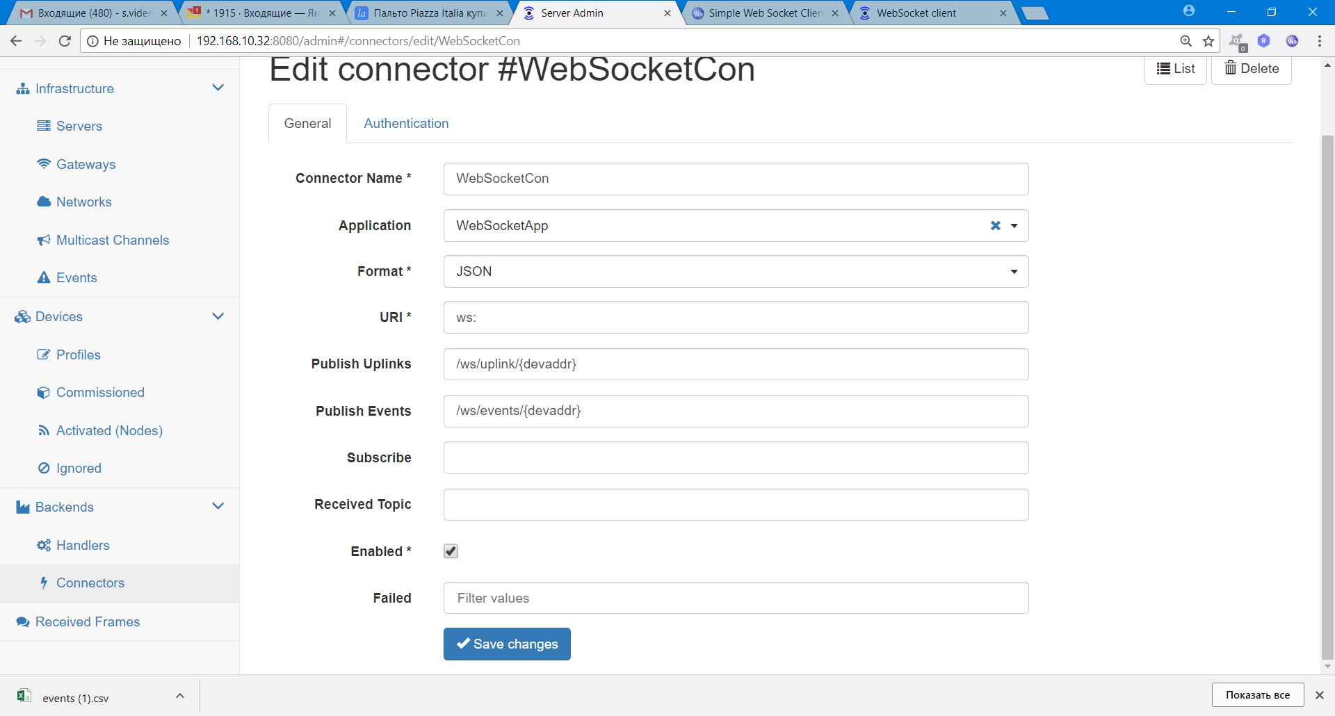 v0.5.0 websocket and app · Issue #288 · gotthardp/lorawan-server · GitHub