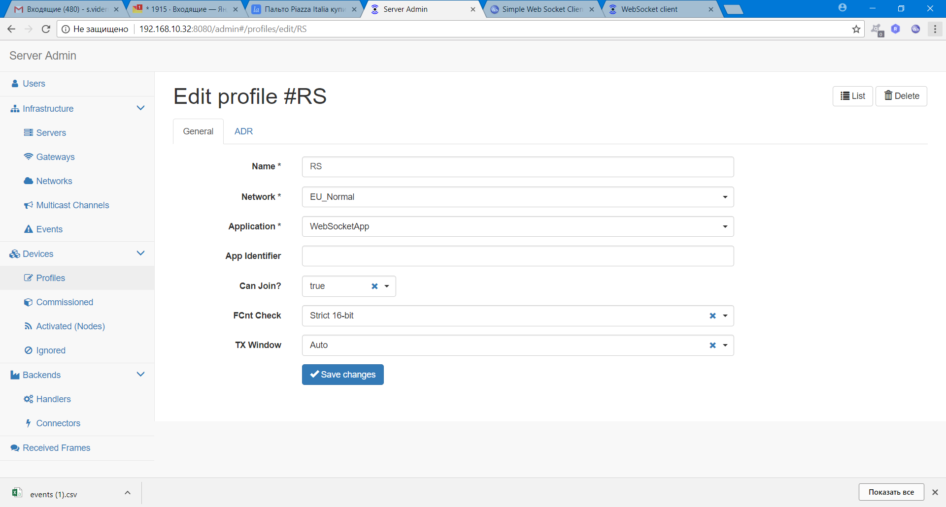 v0.5.0 websocket and app · Issue #288 · gotthardp/lorawan-server · GitHub