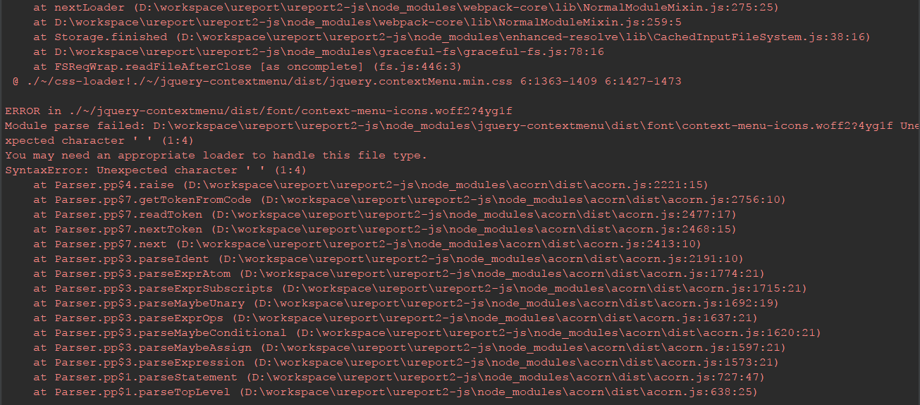 重新打包ureport-js报错 · Issue #54 · youseries/ureport · GitHub