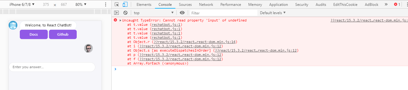 Cannot read property 'input' of undefined · Issue #1 · Archakov06/rechatbot · GitHub