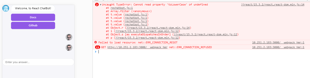 Cannot read property 'input' of undefined · Issue #1 · Archakov06/rechatbot · GitHub
