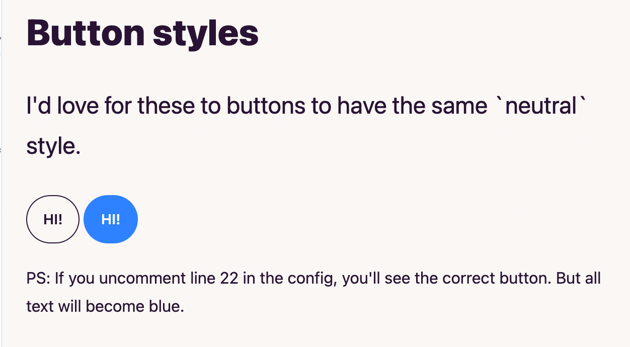 Colors of `btn-outline` and `btn` don't align · Issue #404 · saadeghi ...