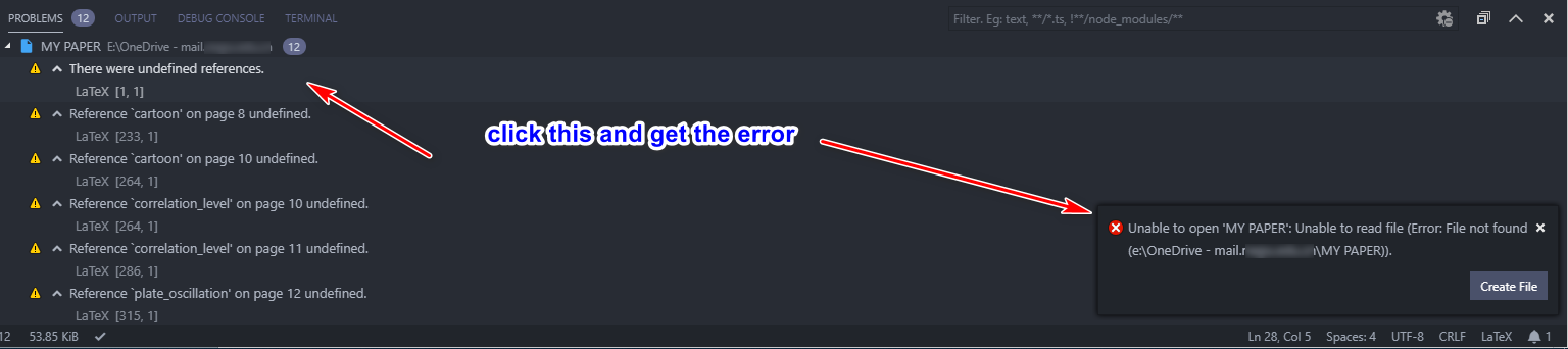 Keep Getting Unable To Open File Not Found When Clicking On Problem Links · Issue 50426