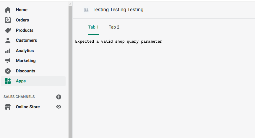 Expected A Valid Shop Query Parameter · Issue 618 · Shopifyshopify App Template Node · Github