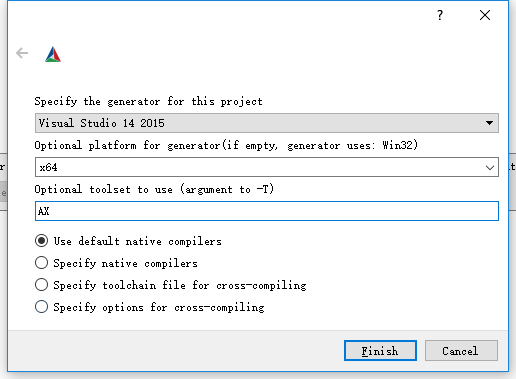 Windows10 64bit Cmake Guiopenpose Configuration Module Computer Type 6706