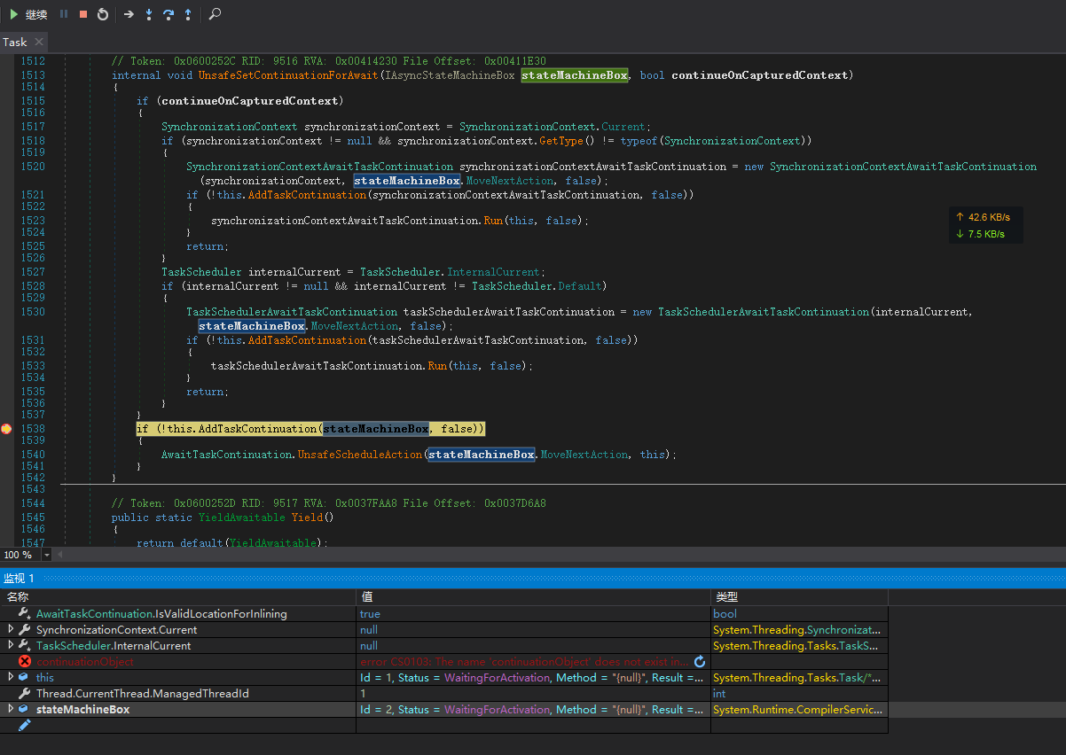 IsValidLocationForInlining no longer considered when running await continuations · Issue #25293 ...