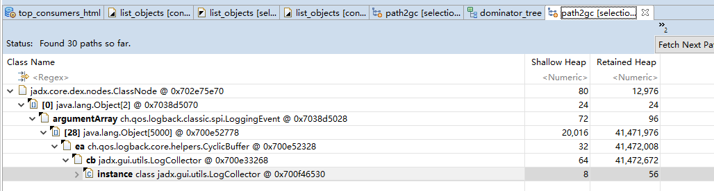 LogCollector cause memory leak by keep references of Nodes · Issue #302 · skylot/jadx · GitHub