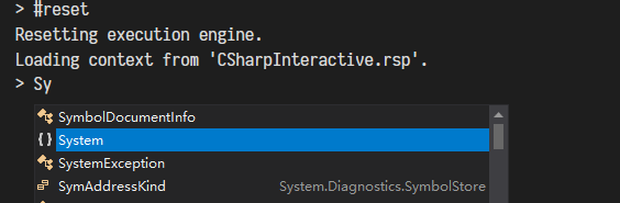 Autocomplete in C# Interactive Window only work for the first line in VS16.7 preview3.1 · Issue ...