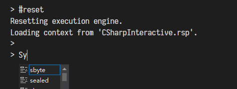 Autocomplete in C# Interactive Window only work for the first line in VS16.7 preview3.1 · Issue ...
