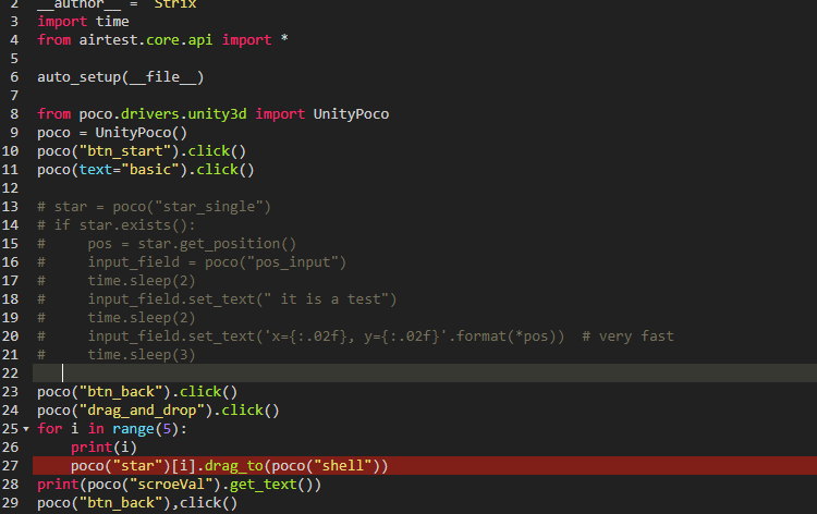 在测试poco官方提供的tutorial的时候，总是出现错误 · Issue #154 · AirtestProject/Poco · GitHub