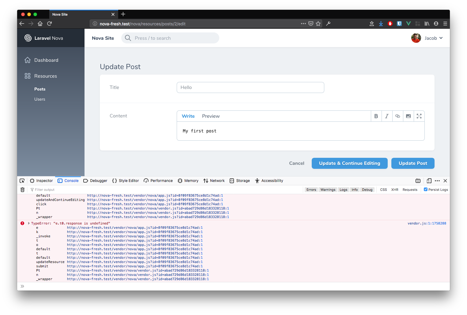 Duplicate requests when saving form · Issue #1999 · laravel/nova-issues · GitHub