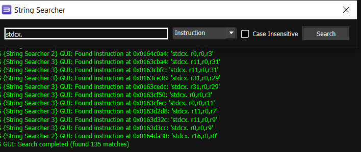 GUI Utilities: Implement instruction searching in PS3 memory, PPU/SPU ...