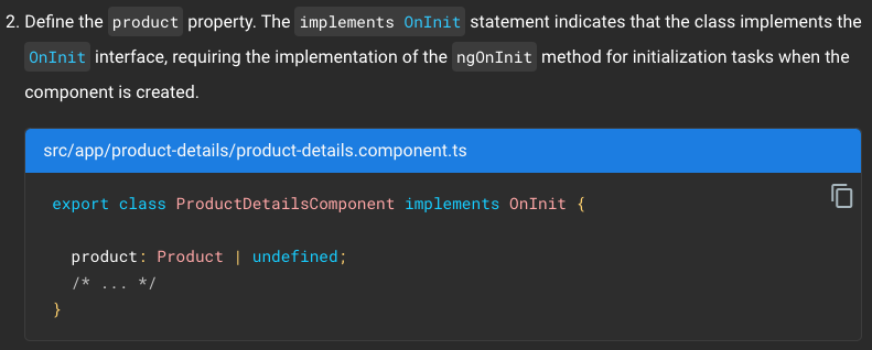 No Mention Or Explanation Of `implements Oninit` · Issue 51586 · Angularangular · Github 