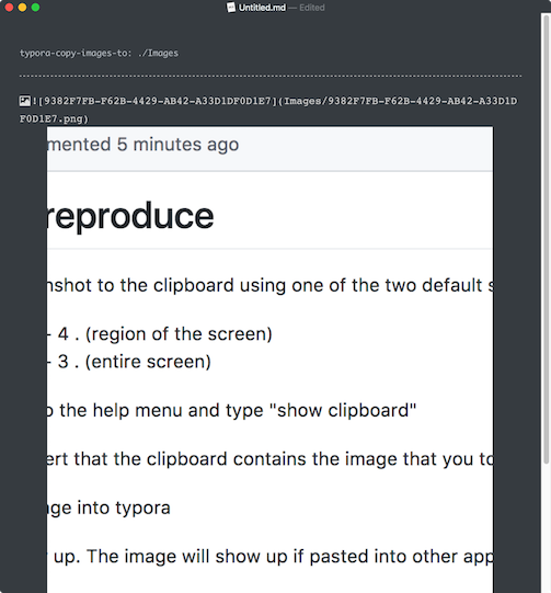 when I screenshot an image to the clipboard on Mac I can't paste it into typora · Issue #946 ...