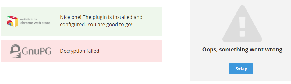 The private key cannot be used to decrypt a message · Issue #191 · passbolt/passbolt_api · GitHub