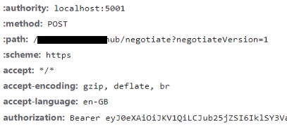 [Blazor wasm/.NET 6/AAD] SignalR hub version negotiation fails with HTTP status 401 · Issue ...