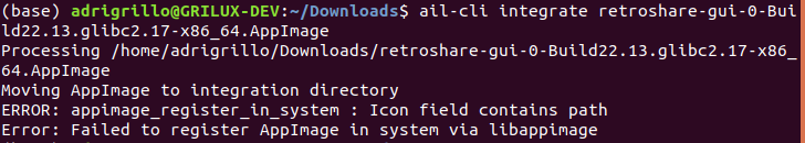 ERROR: appimage_register_in_system : Icon field contains path · Issue #494 · TheAssassin ...