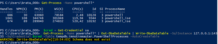 Write-DbaDataTable "Schema does not exist" issue · Issue #1845 · dataplat/dbatools · GitHub