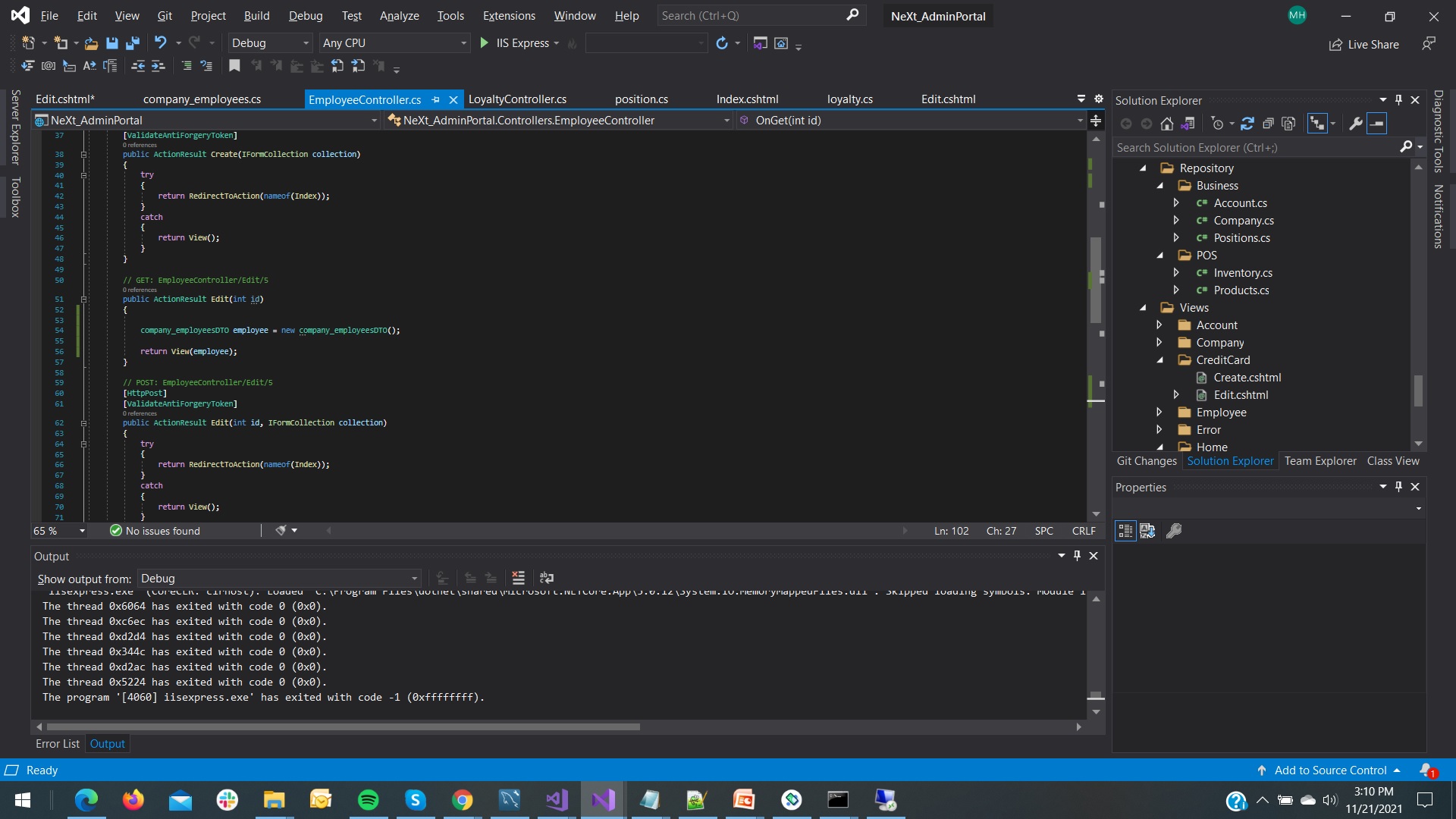 ASP.NET MVC CORE - Controller to View bug · Issue #4057 · ColorlibHQ/AdminLTE · GitHub