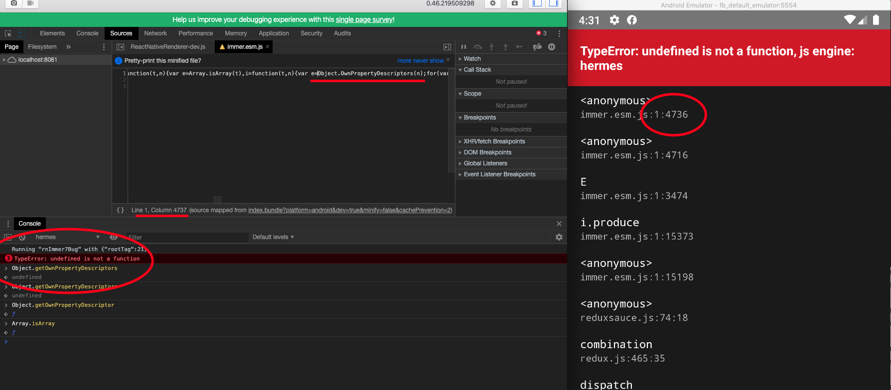`Object.getOwnPropertyDescriptors` is not available in Hermes, RN 0.62.2 · Issue #274 · facebook ...