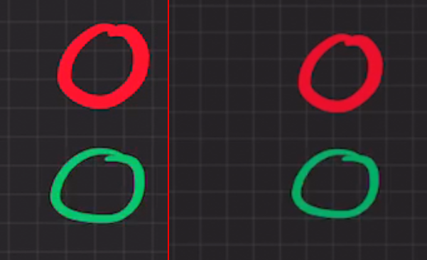 Red lines captured from iOS device are very pixelated · Issue #2960 ...