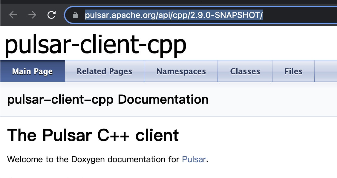 Doc Link To C Client Api Docs Does Not Work · Issue 14339 · Apache 0225