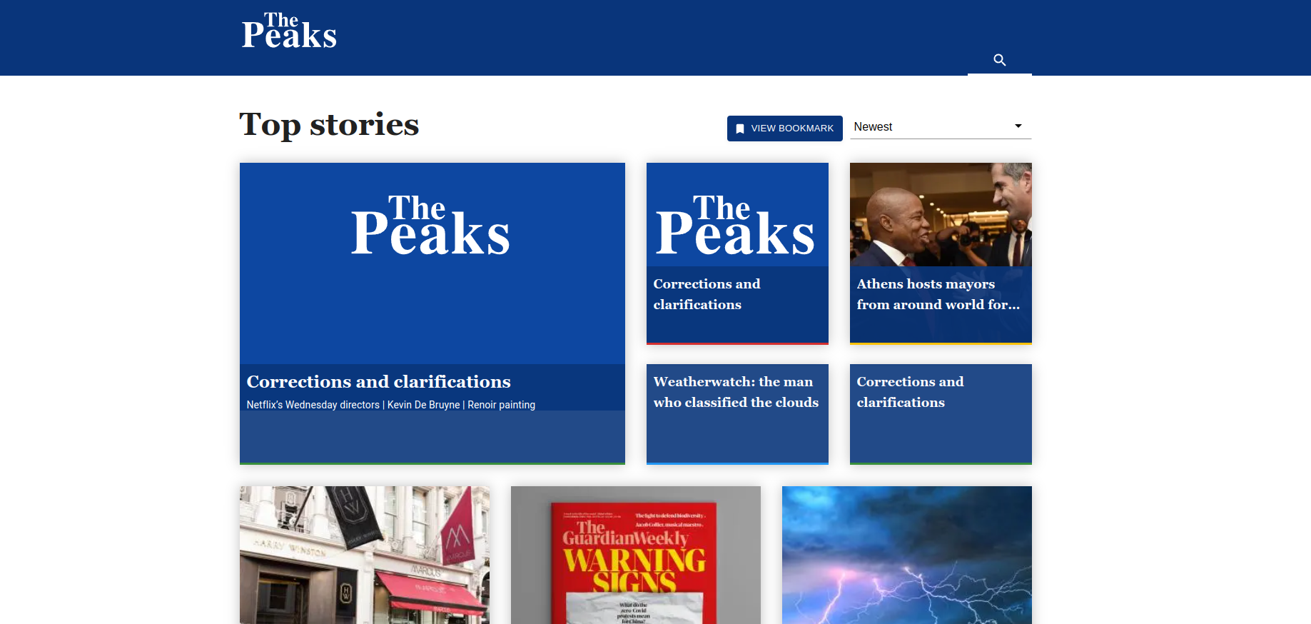 GitHub - stharohit/the-peaks