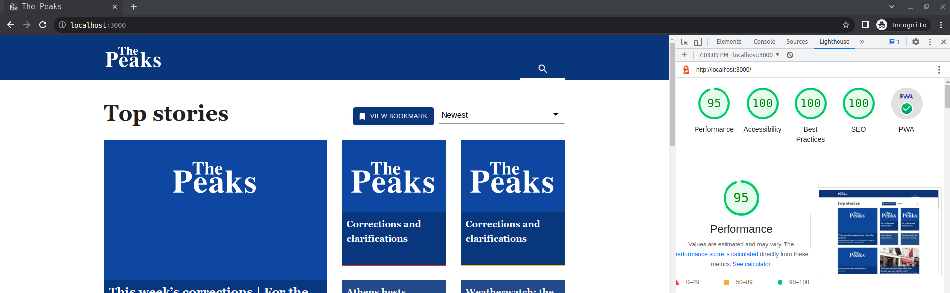 GitHub - stharohit/the-peaks