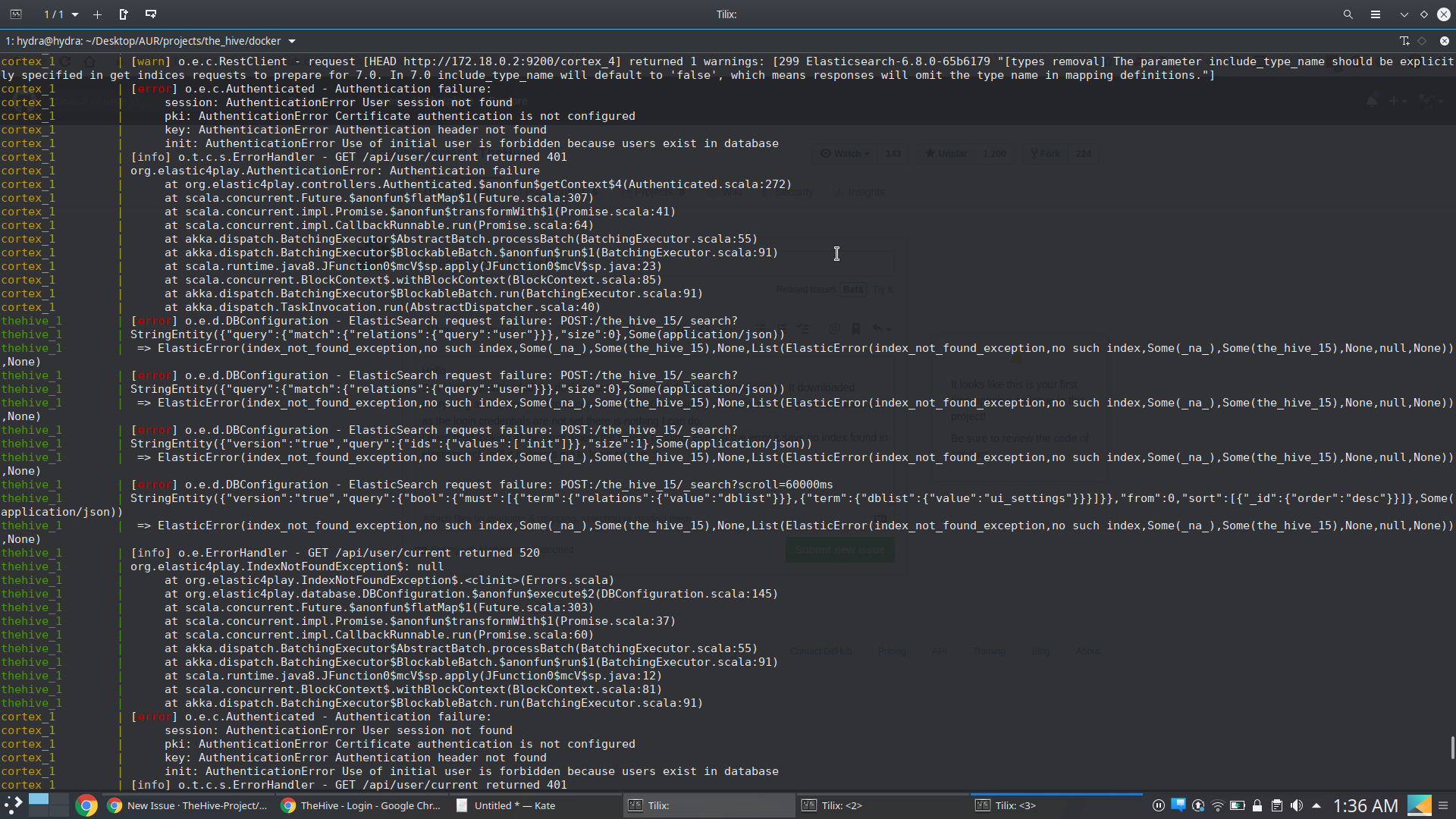 Unable To Login To The Hive · Issue 1090 · Thehive Projectthehive · Github 
