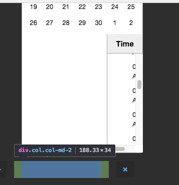 Styles are broken when used with time picker in Bootstrap's col · Issue #1141 · Hacker0x01/react ...