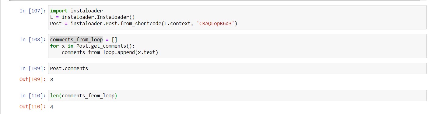 Can't Get All Comments from Post · Issue #680 · instaloader/instaloader · GitHub