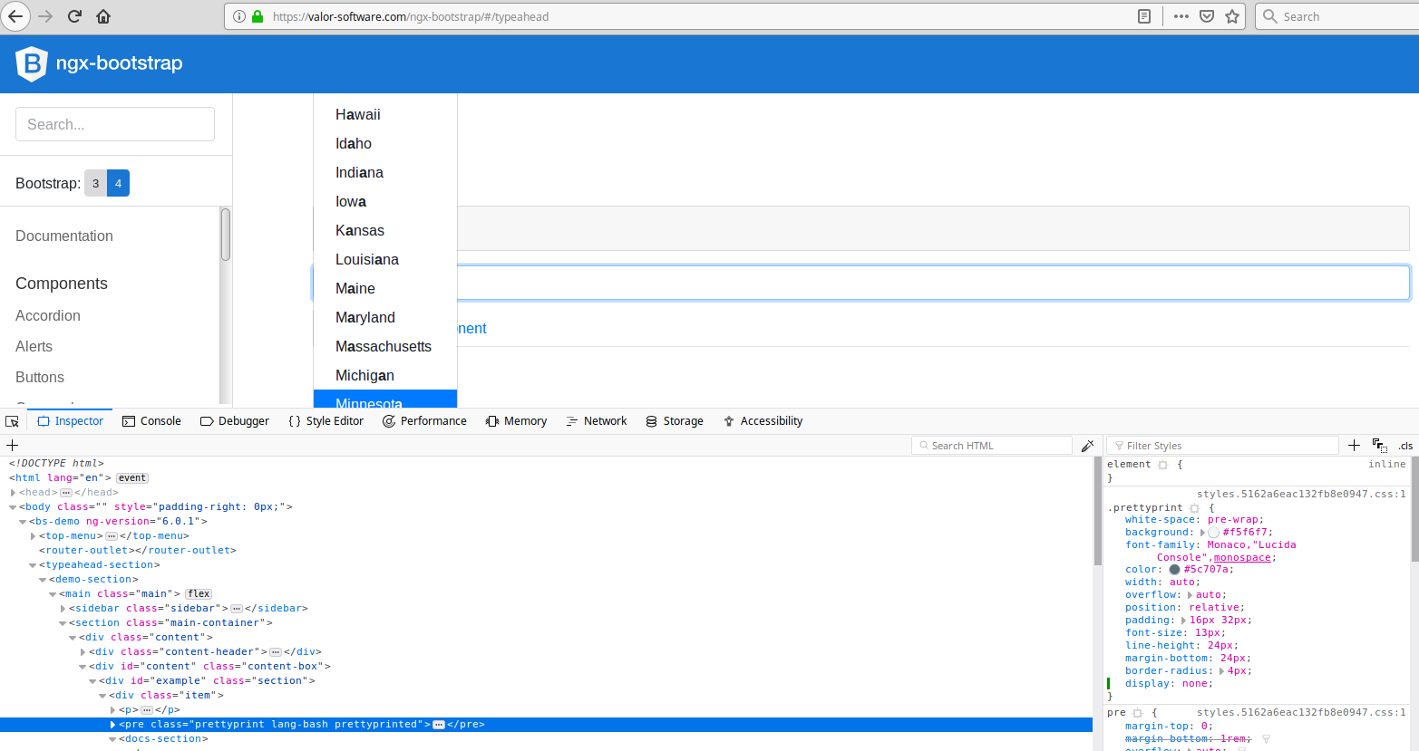 Typeahead blocks the input if there isn't enough space for it · Issue #5104 · valor-software/ngx ...
