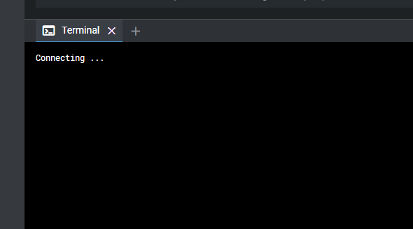 Terminal in Lens won't open, stays at Connecting, forever.. after ...