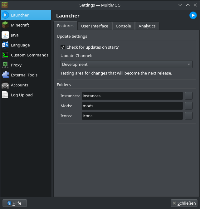 Add Microsoft greyed out on Linux · Issue #4239 · MultiMC/Launcher · GitHub