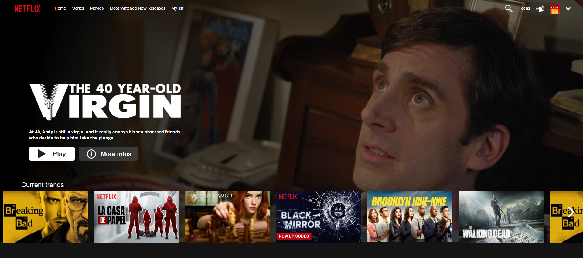 GitHub - alexmeurant/Netflix_clone_with_Webflow: A glimpse of the ...
