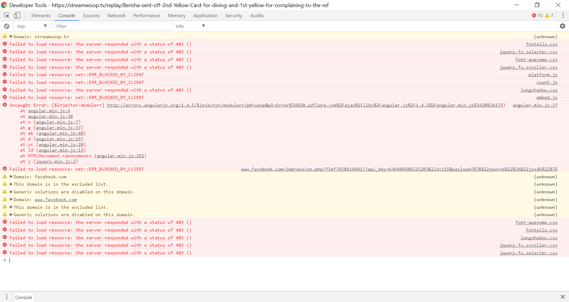 streamwoop.tv · Issue #290 · jspenguin2017/uBlockProtector · GitHub