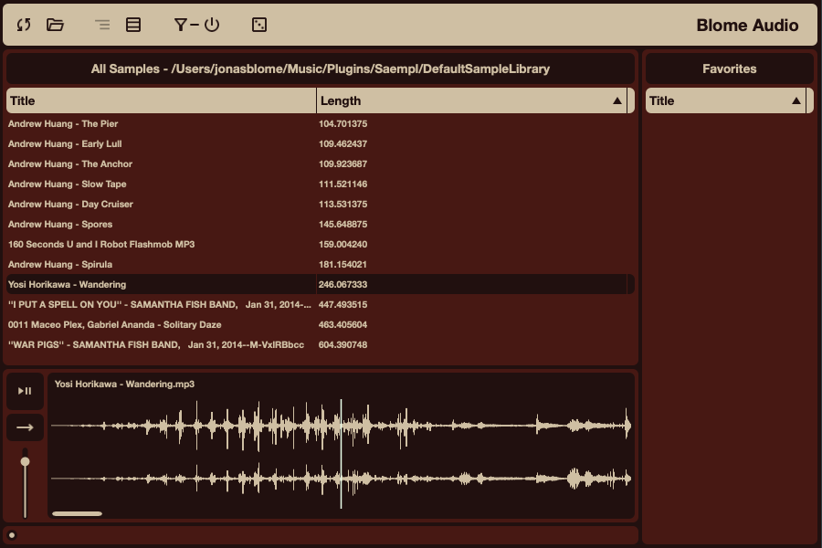 GitHub - jonasblome/Saempl: A sample manager audio plug-in for ...