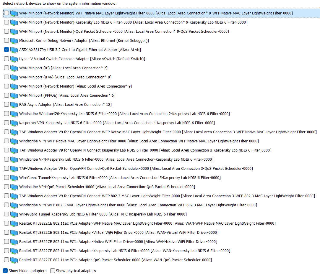 Duplicated network device · Issue #1713 · winsiderss/systeminformer · GitHub